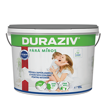 Duraziv Fara Miros Ecolabel 15L - Pentrucase.ro
